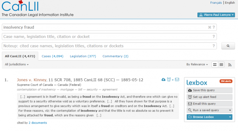 Lexbox Now Available on the CanLII Website (Without Requiring Any ...
